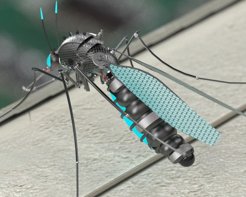 Free 3D file Mosquito Killer Robot created in PARTsolutions 🦟・3D print ...
