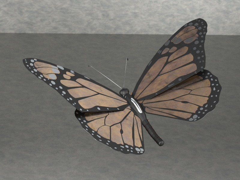 Free 3D file Monarch Butterfly created in PARTsolutions 🦋・3D printer ...