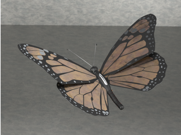 Free 3D file Monarch butterfly 🦋・3D printer design to download・Cults