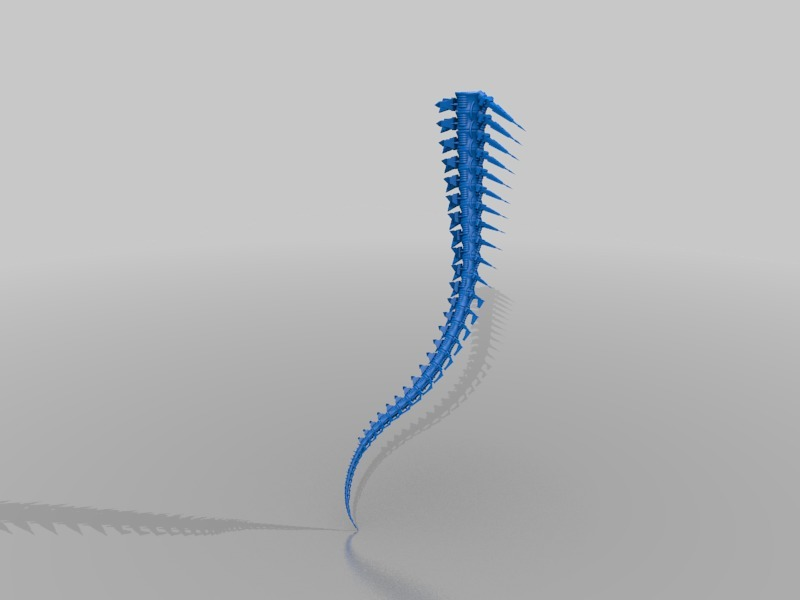 Free 3D file T-Rex mechanical tail 🦖・3D printer model to download・Cults