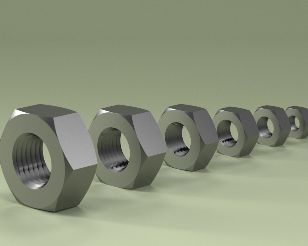 Free 3D file Nut M16 created in PARTsolutions software 🔩・3D printer ...
