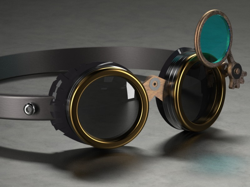 Free 3D file Steampunk Goggles 🥽・3D print design to download・Cults
