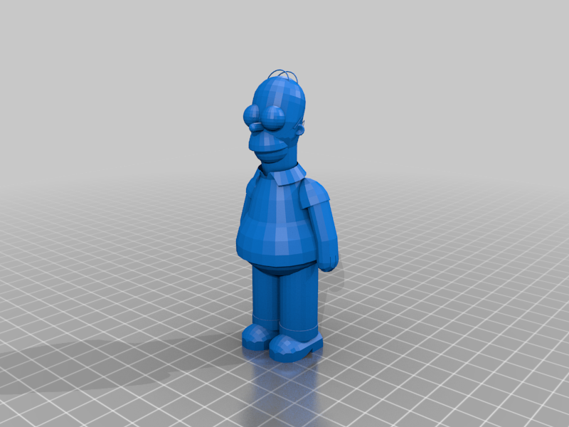 Free 3D file Homer Simpson 🎨・3D printing template to download・Cults