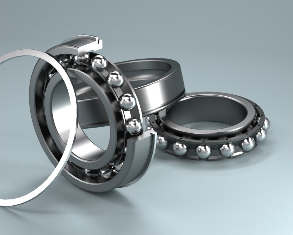 Free 3D file Bearing With Snap Ring created in PARTsolutions software 💍 ...