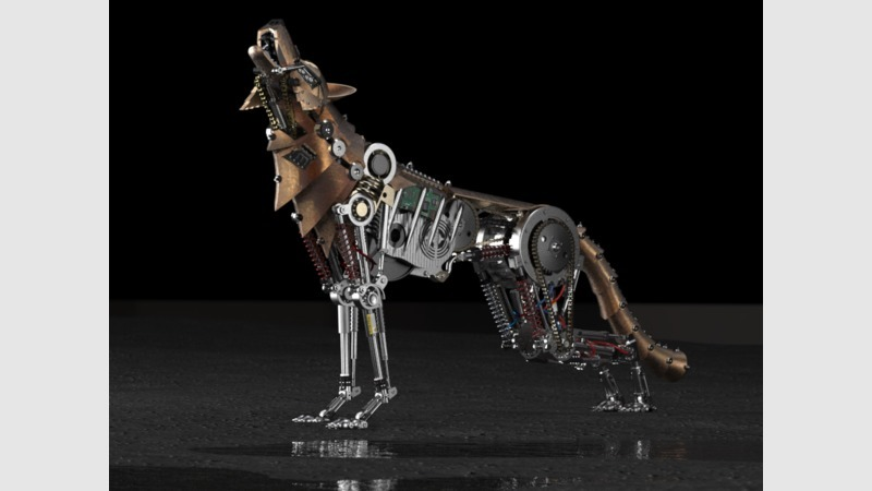 Free 3D file Wolf - mechanical 🐺・Template to download and 3D print・Cults