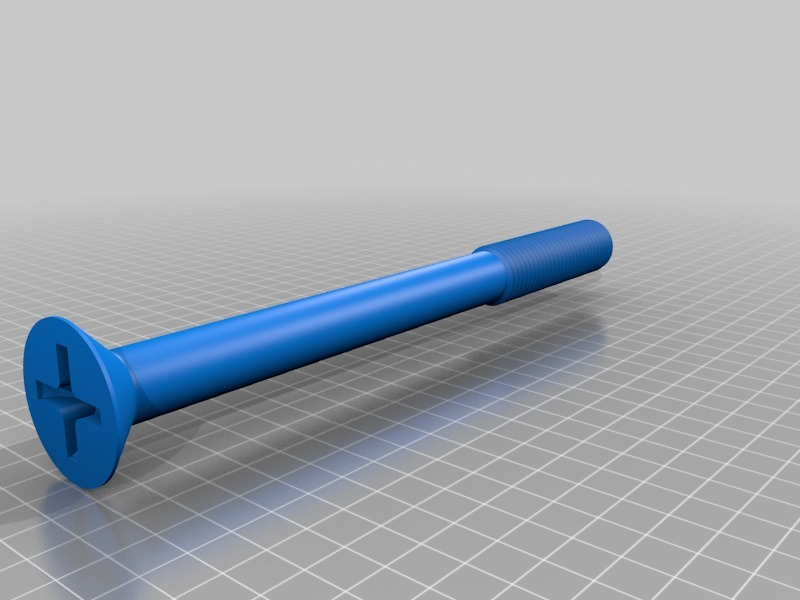 Free 3D file Cross Recessed Countersunk Head Screw - Configurator ・3D ...