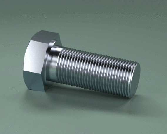 Free 3D file DIN 931 - M68, M72, M75, M80, M90 created in PARTsolutions ...