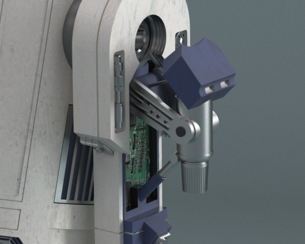 Free 3D file R2D2 - Correct dimensions + Configurator for accessories ...