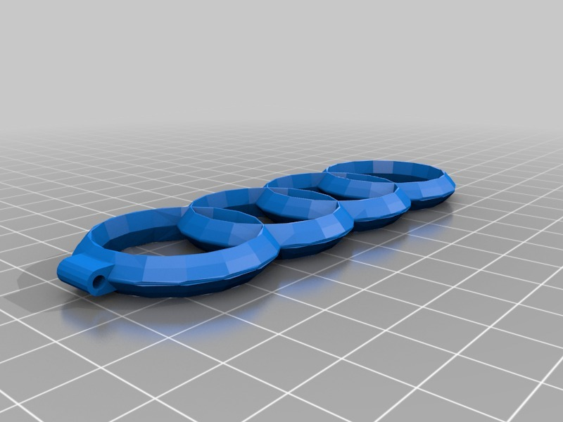 Free 3D file Audi keychain created in PARTsolutions 🚗・Design to ...