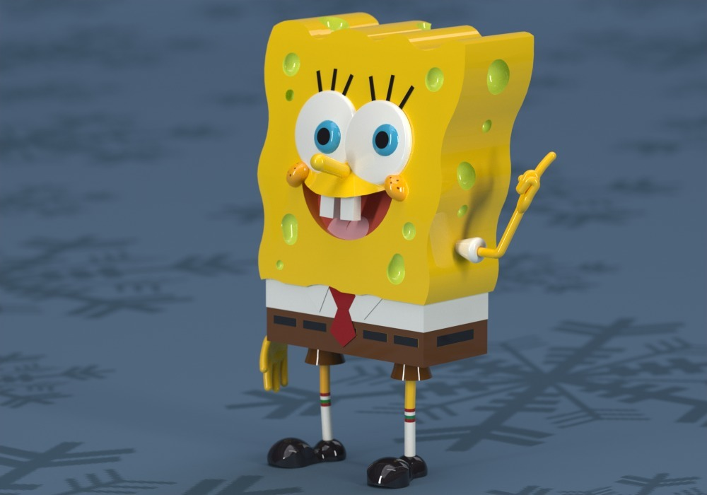 Free 3D file SpongeBob SquarePants 🎲・3D printable object to download・Cults