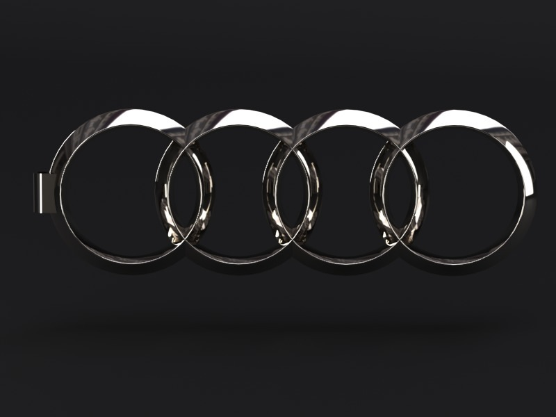 Free 3D file Audi keychain created in PARTsolutions 🚗・Design to ...