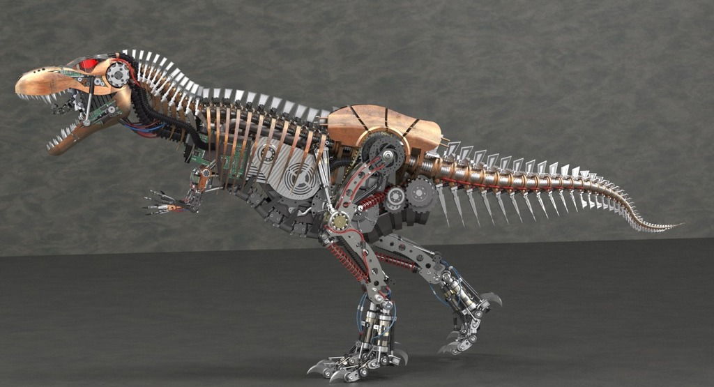 Free 3D file T-Rex mechanical beast! 🦖・3D printable model to download・Cults