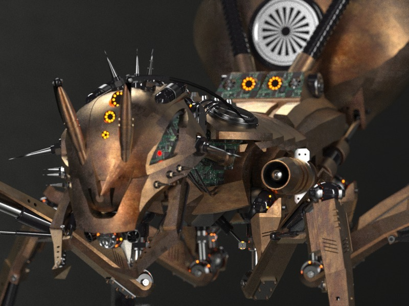 Free 3D file Ant Robot - Steampunk version 🐜・3D printer design to ...