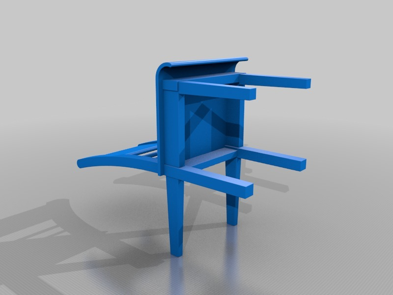 Free 3D file Chair with fall stopper 🪑・3D printer model to download・Cults