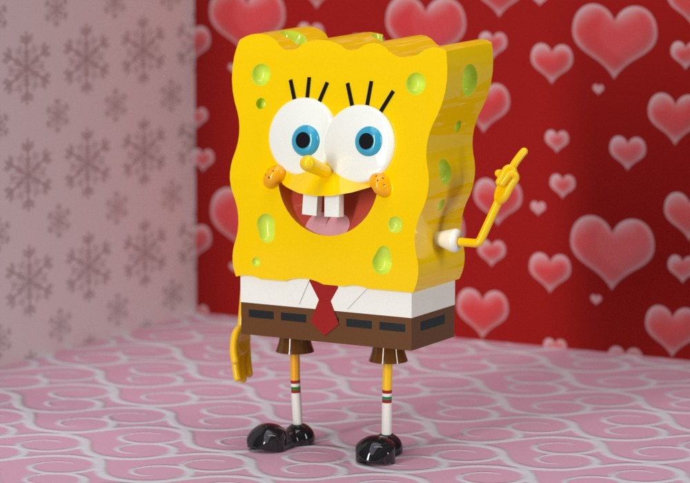 Free 3D file SpongeBob SquarePants 🎲・3D printable object to download・Cults