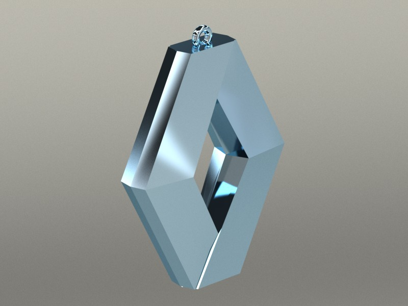 Free 3D file RENAULT Keychain created in PARTsolutions 🗝️・Design to ...