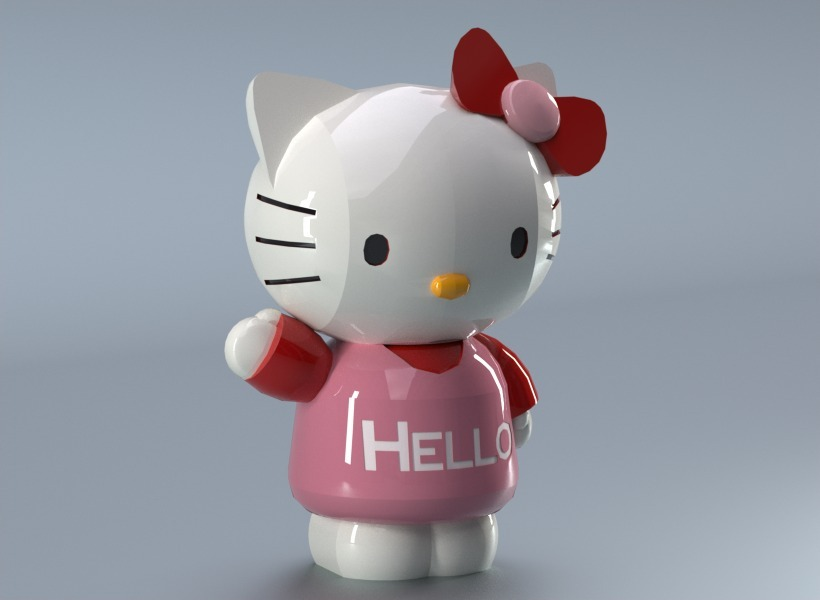 Free 3D file Hello Kitty 👋・3D printable model to download・Cults