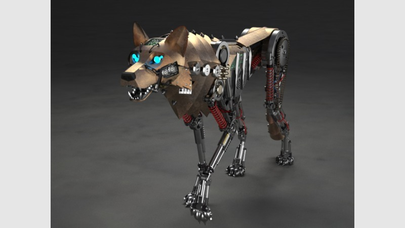 Free 3D file Wolf - mechanical 🐺・Template to download and 3D print・Cults