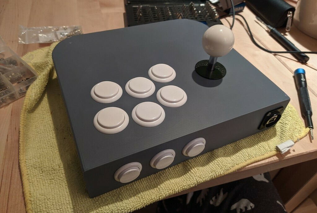 Free 3D file 6 Button Fight Stick 🕹️・3D printable model to download・Cults