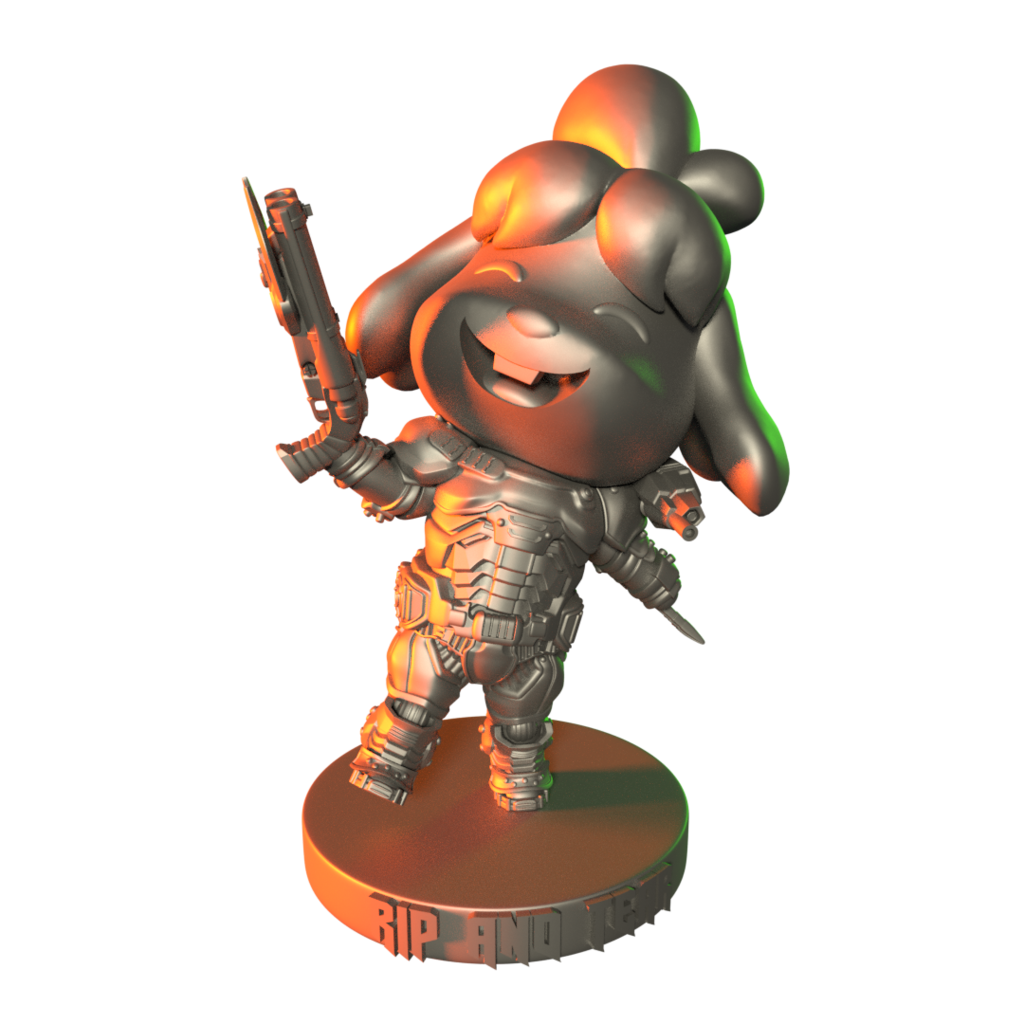 Free STL file Doom Crossing: eternal horizons (Isabelle) (2020) 🐕・Model ...