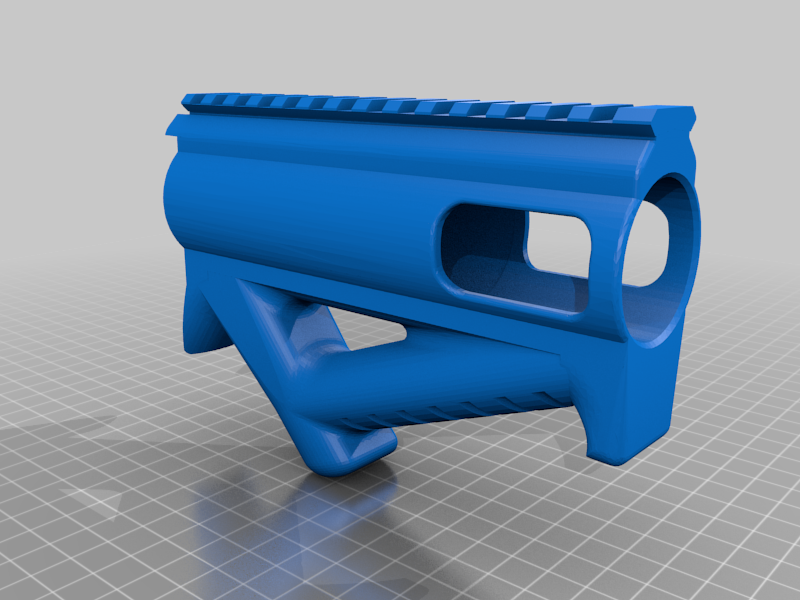 Free 3D file SG22 extended handguard with grip ⚽・3D printer model to ...