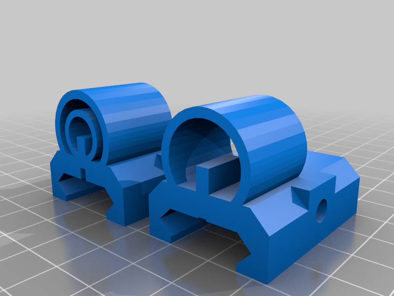 Free 3D file 20mm Picatinny Irons ⚽・Template to download and 3D print・Cults