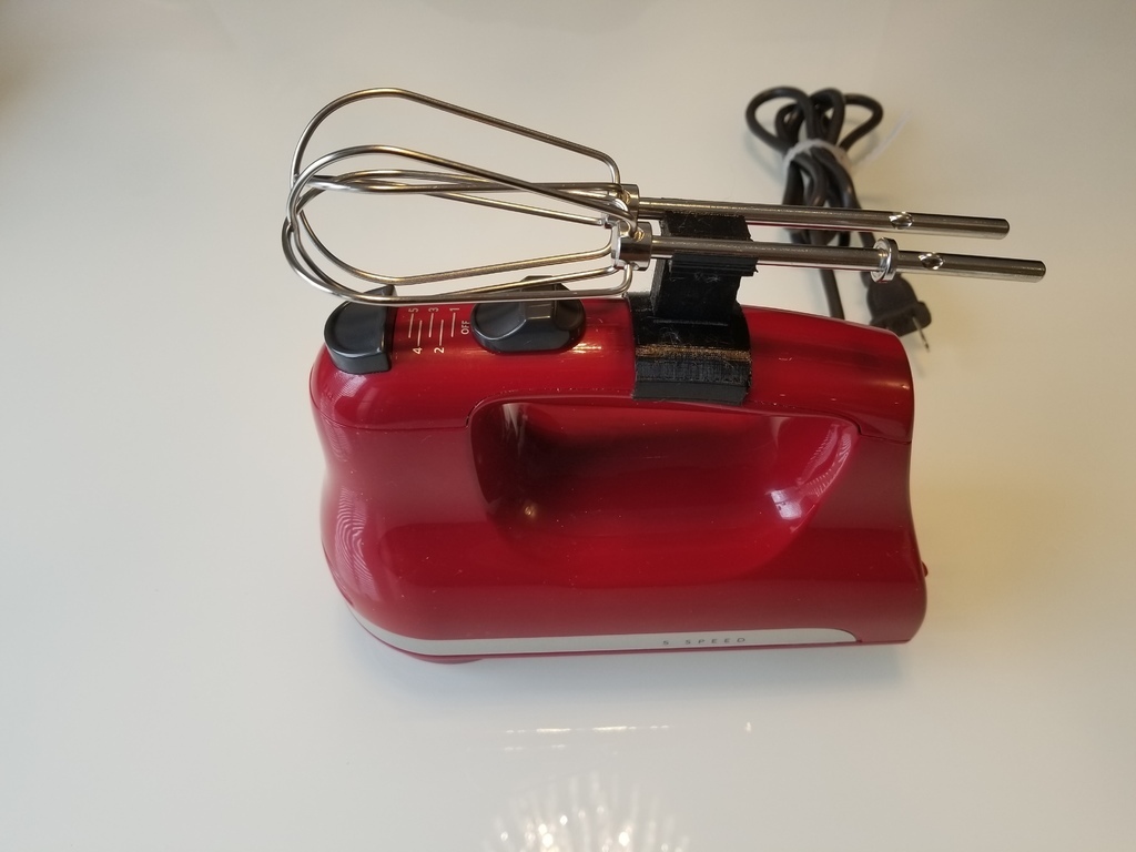 Free 3D file Kitchen Aid hand mixer whisk holder 🔪・3D printer design to ...