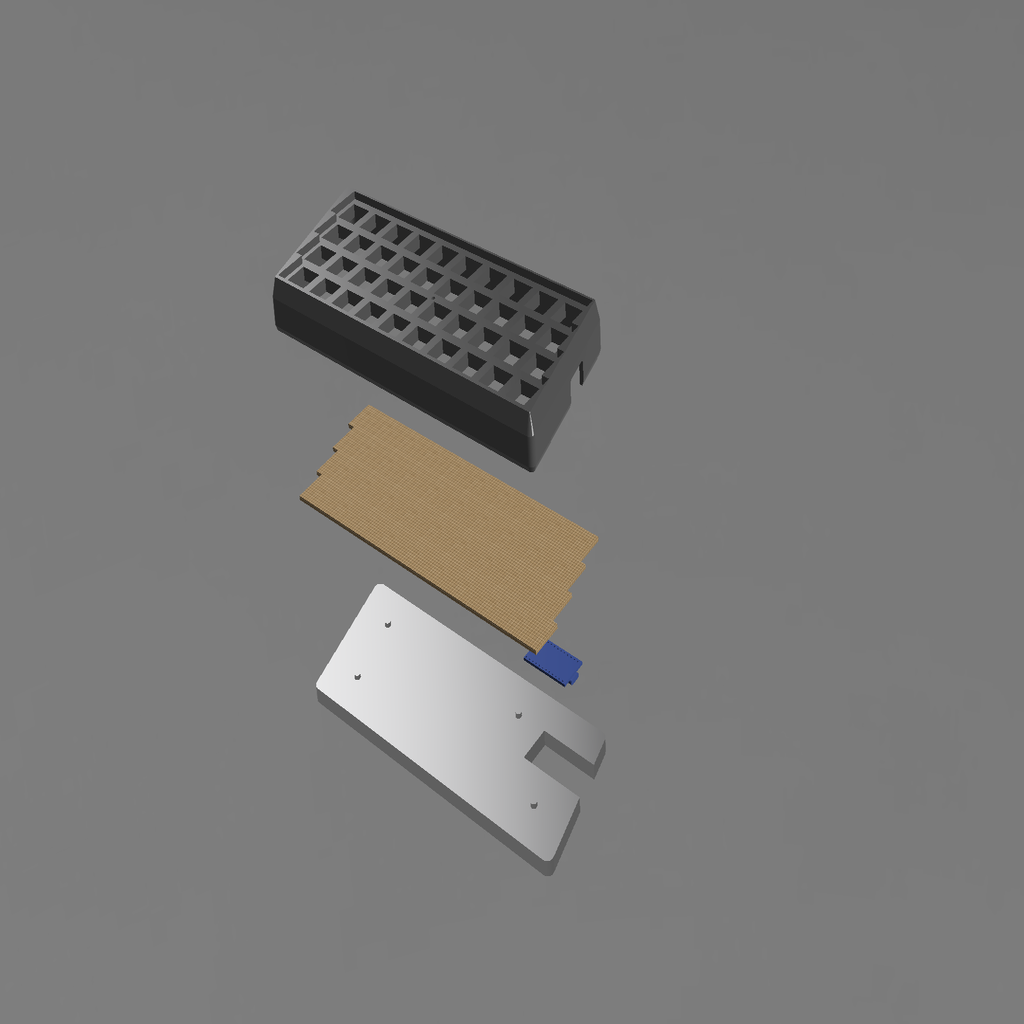 Free 3D file 4x10 Staggered Mechanical Keyboard ⌨️・3D printer design to ...