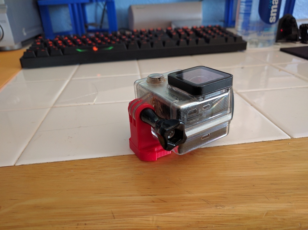 Free 3D file J mount for gopro with piggyback 🧞‍♂️・3D printing template ...