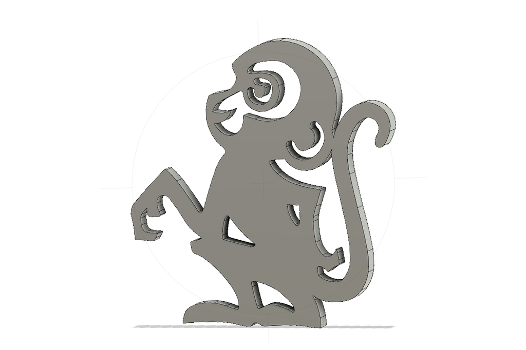 Free 3D file Monkey Pendant 🐒・3D printing model to download・Cults