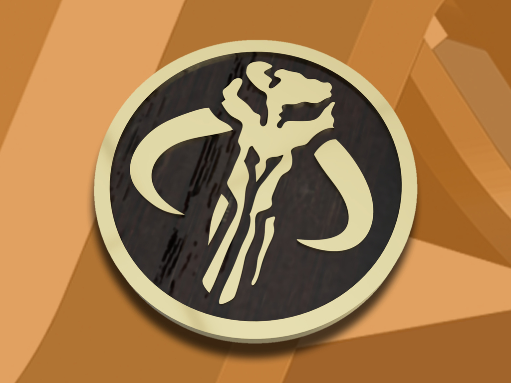 Free 3D file Mandalorian Mythosaur Coin / Token 🪙・3D printable design ...