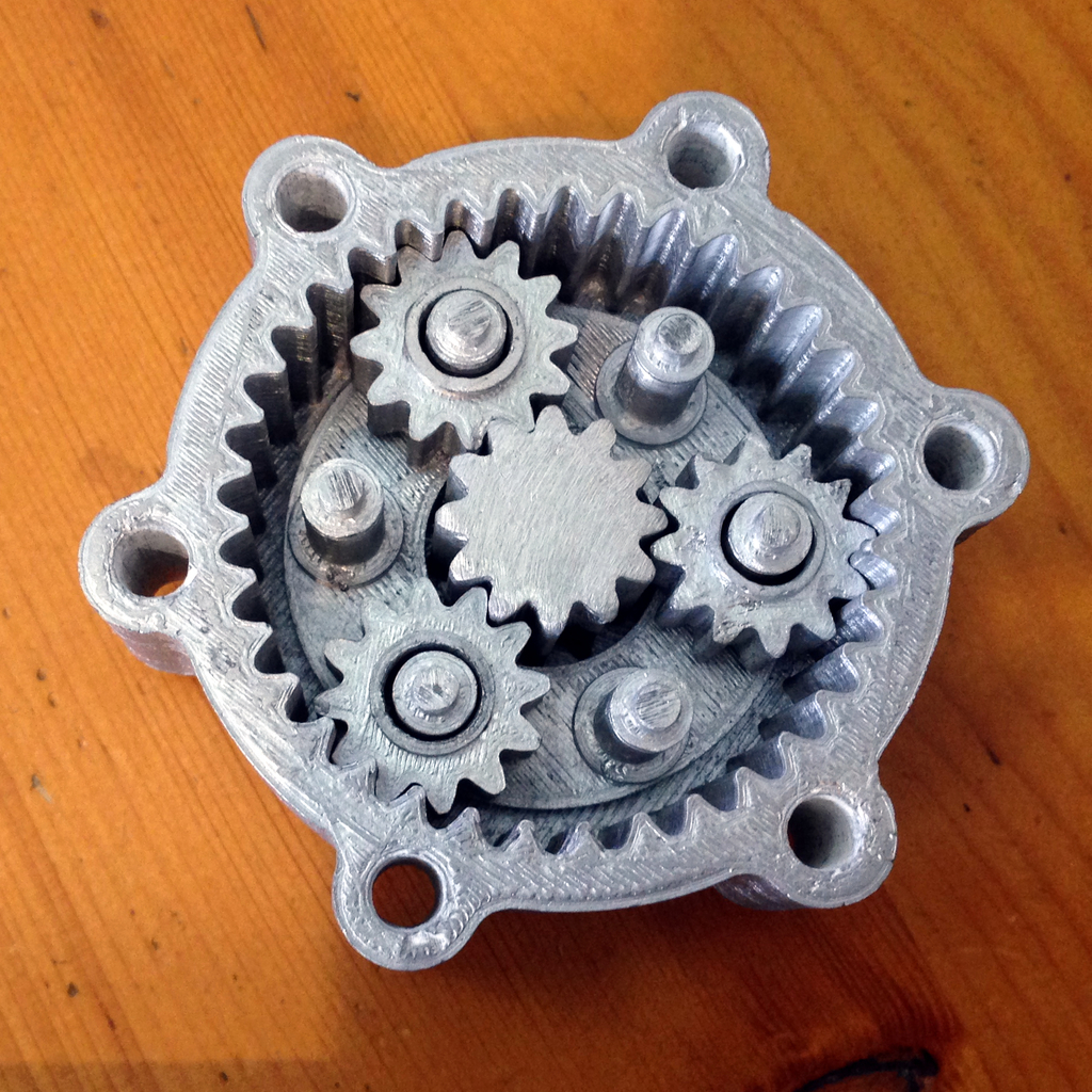 Free 3D file Planetary Gearbox 4:1 Stackable 🧞‍♂️・3D printer design to ...