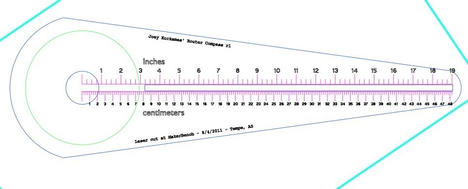 Free 3D file Joey's Router Compass 🧭・Object to download and to 3D print ...