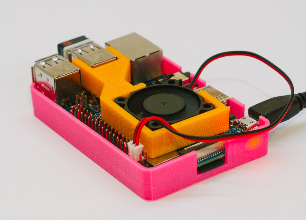 Free 3D file Raspberry Pi Screwless 30mm Fan Holder ⚙️・3D printable ...