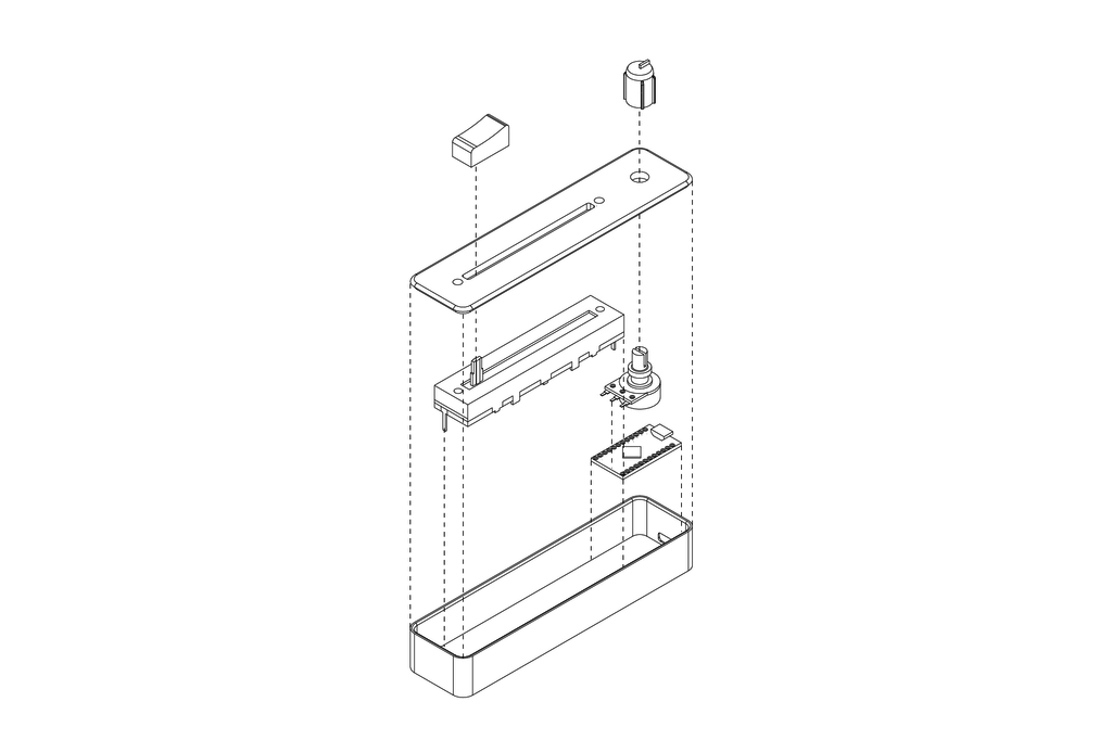 Free 3D file DIY Ctrlr - 1 Fader + 1 Knob 📱・Model to download and 3D ...