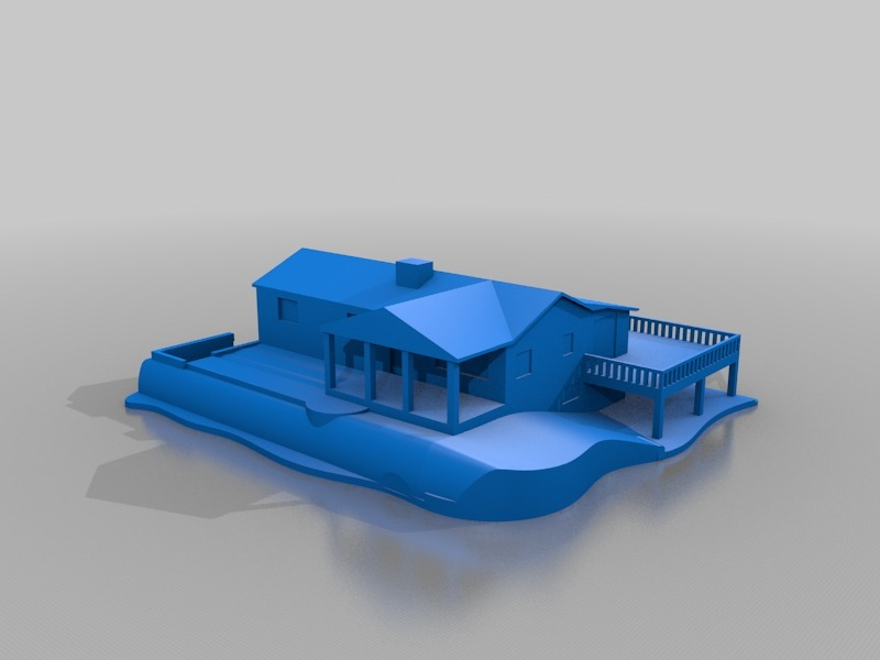Free 3D file Ranch House 🏠・3D print model to download・Cults