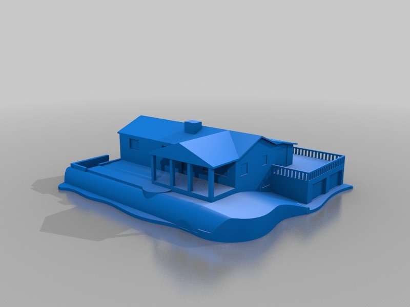 Free 3D file Ranch House 🏠・3D print model to download・Cults