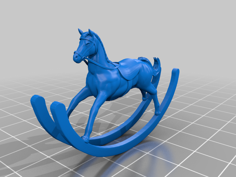 Free 3D file Flying Rocking Horse 🐎・3D printer model to download・Cults