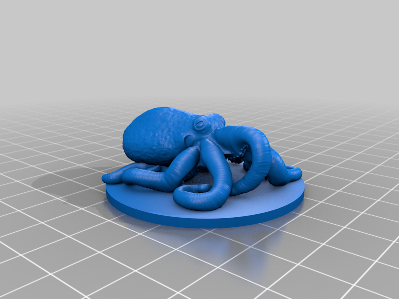Free 3D file giant octopus 🐙・3D printing template to download・Cults
