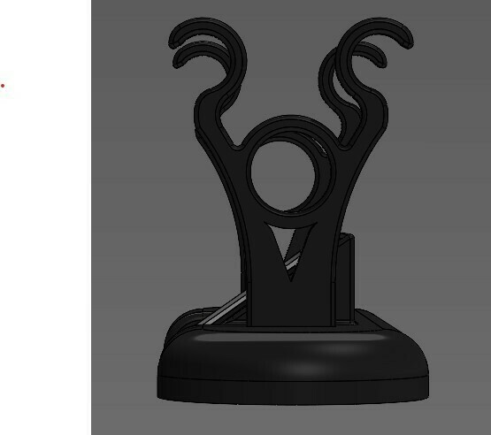 Free STL file Lightsaber Stand with Customisable Name Plate ・3D ...