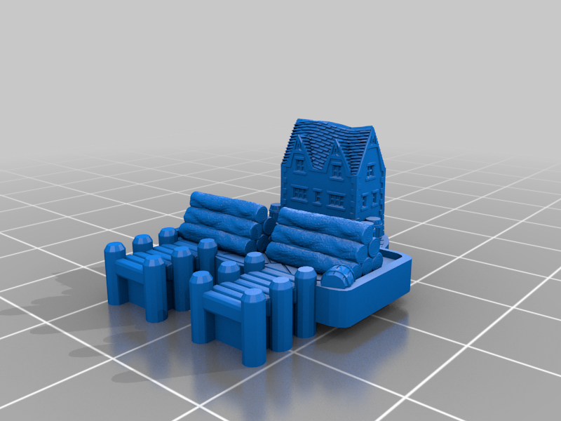 Free 3D file Wood port, for settlers of catan 🪵・3D printer model to ...