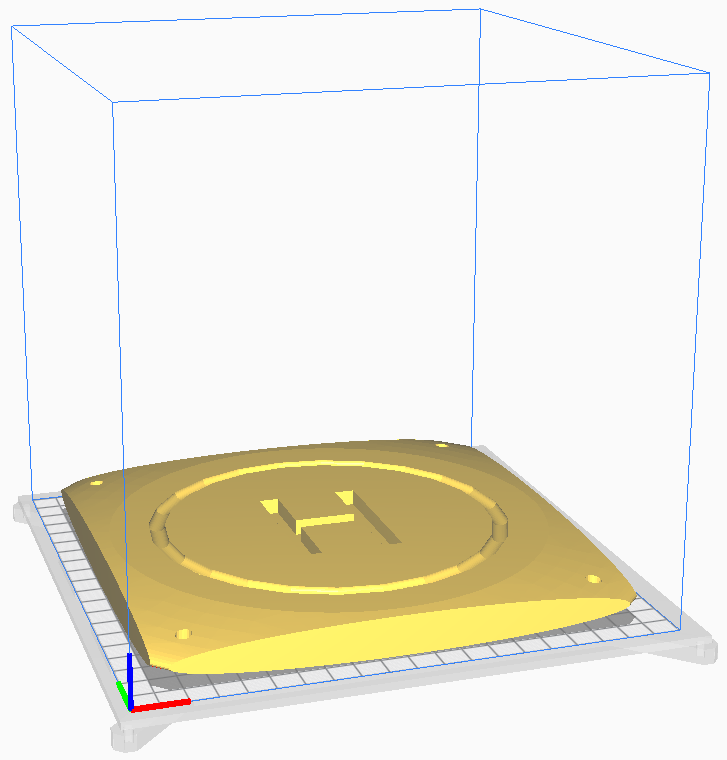 Free 3D file Drone Helipad Landing Pad Starting Platform with Anchors 🛬 ...