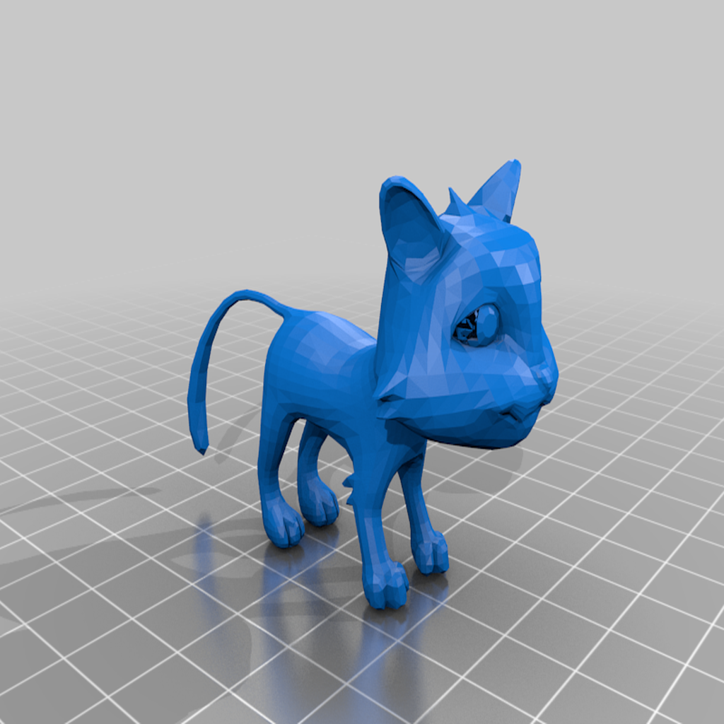 Free 3D file Kitten Cat 🐱・Model to download and 3D print・Cults