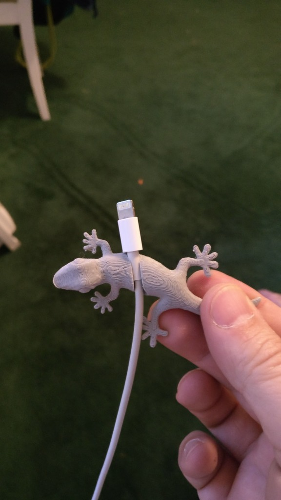 Free 3D file Gecko Wire Holder 🍎・Template to download and 3D print・Cults