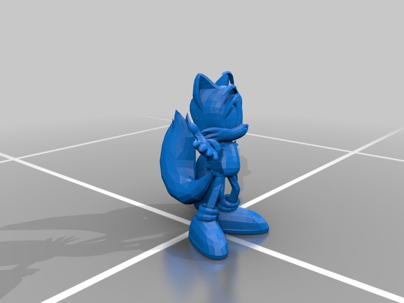 Free STL file Miles Tails Prower・3D printing design to download・Cults
