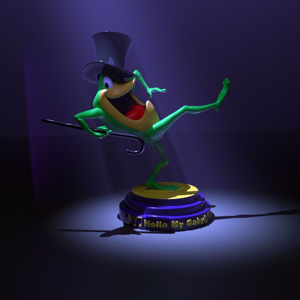 Free STL file M_Frog_Hanna_Barbera 🧞‍♂️・3D printing model to download・Cults