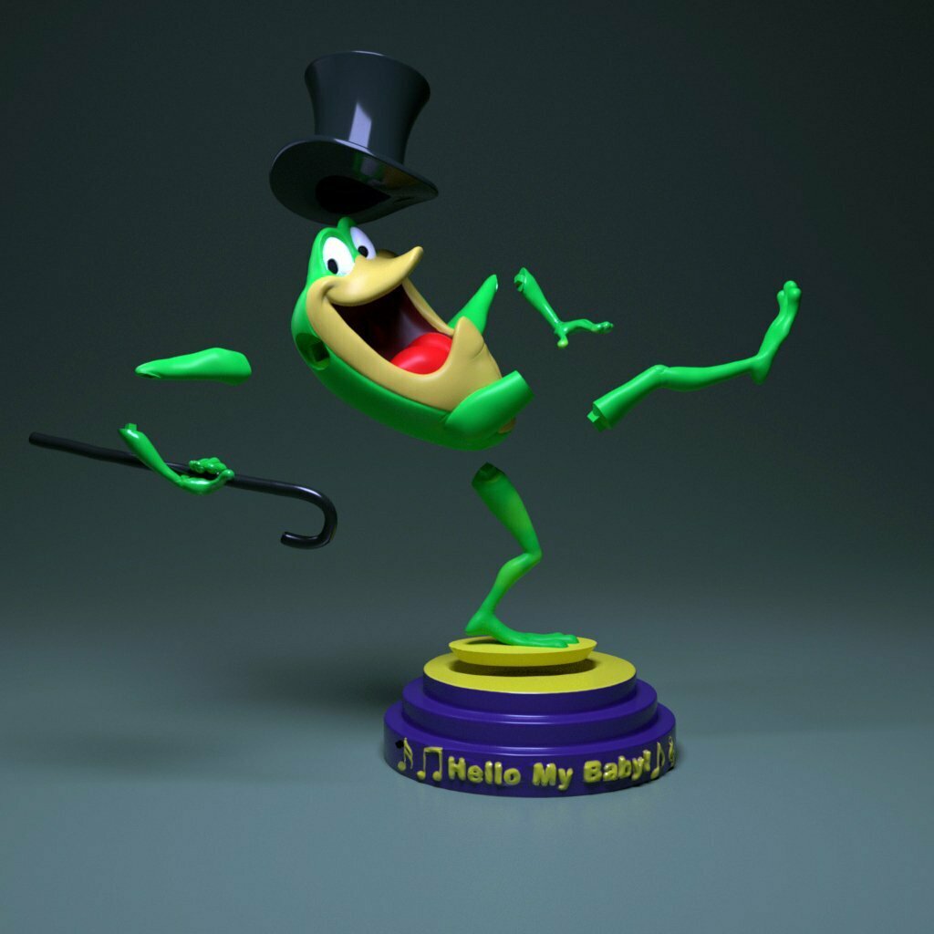 Free STL file M_Frog_Hanna_Barbera 🧞‍♂️・3D printing model to download・Cults