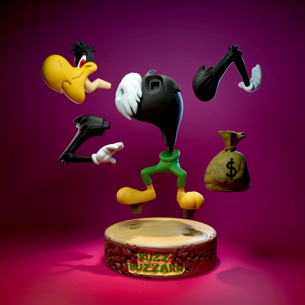 Free 3D file Buzz Buzzard 🧞‍♂️・3D printer design to download・Cults