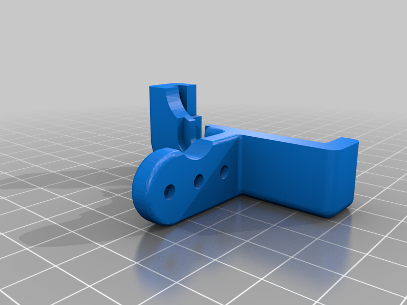 Free 3D file Ender 3 V2 BLTouch Mount w/ inlayed nuts and wire notch 🧞 ...