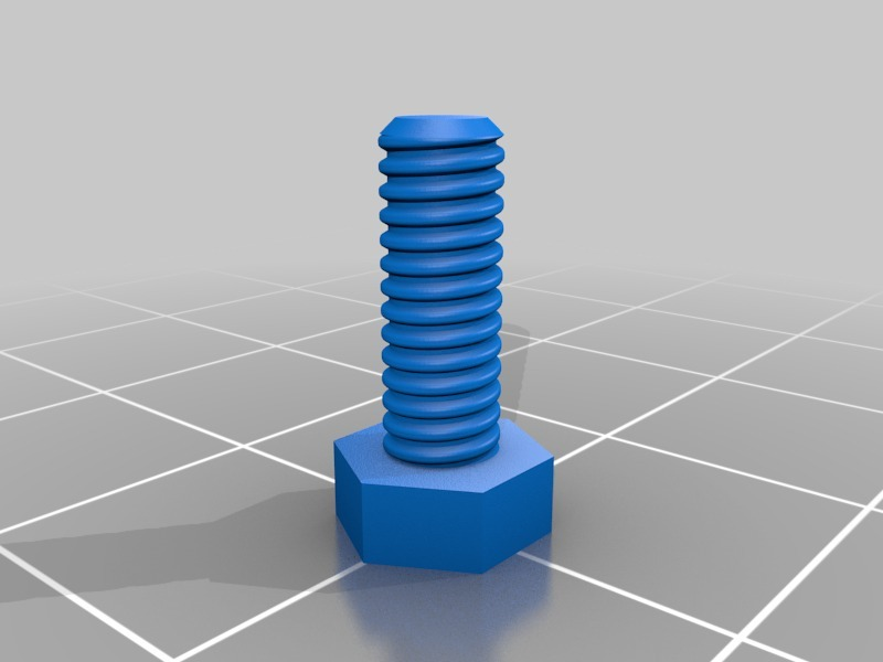Free 3D file Bolt and Nut M4 🔩・3D printing template to download・Cults